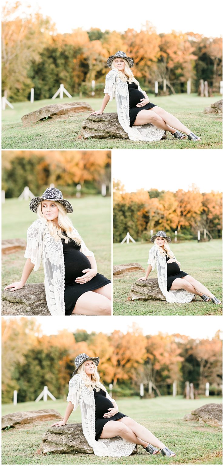 Fall Maternity Session at Baker Buffalo Creek - broadriverblog.com